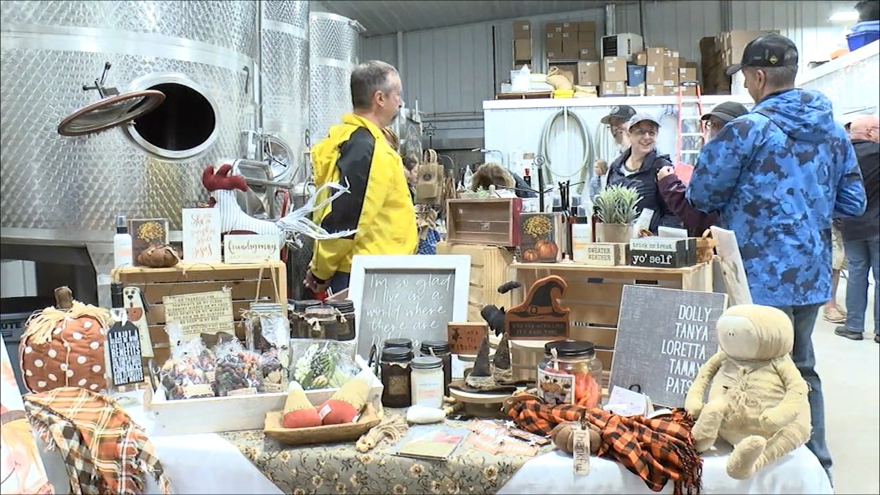 Layton's Chance Winery holds fall festival, despite bleak weather - 47abc