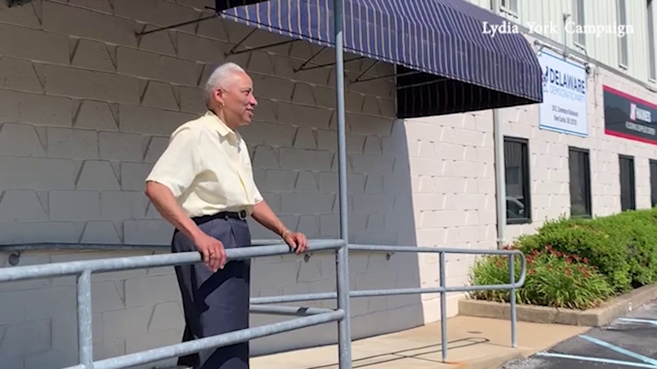 Delaware State Auditor elect Lydia York reacts to victory - 47abc