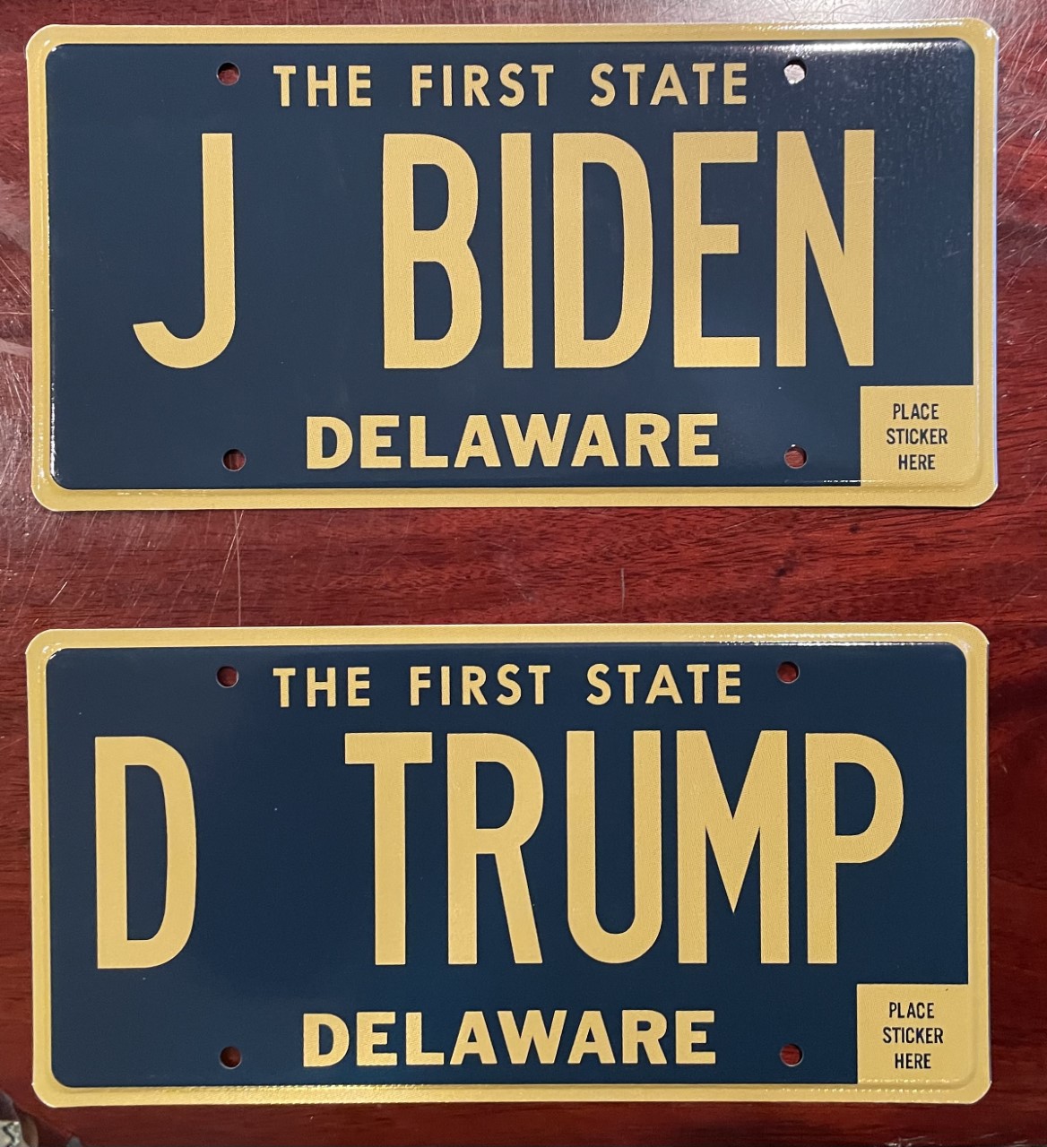J BIDEN and D TRUMP vanity plates to be auctioned off in Rehoboth Beach ...