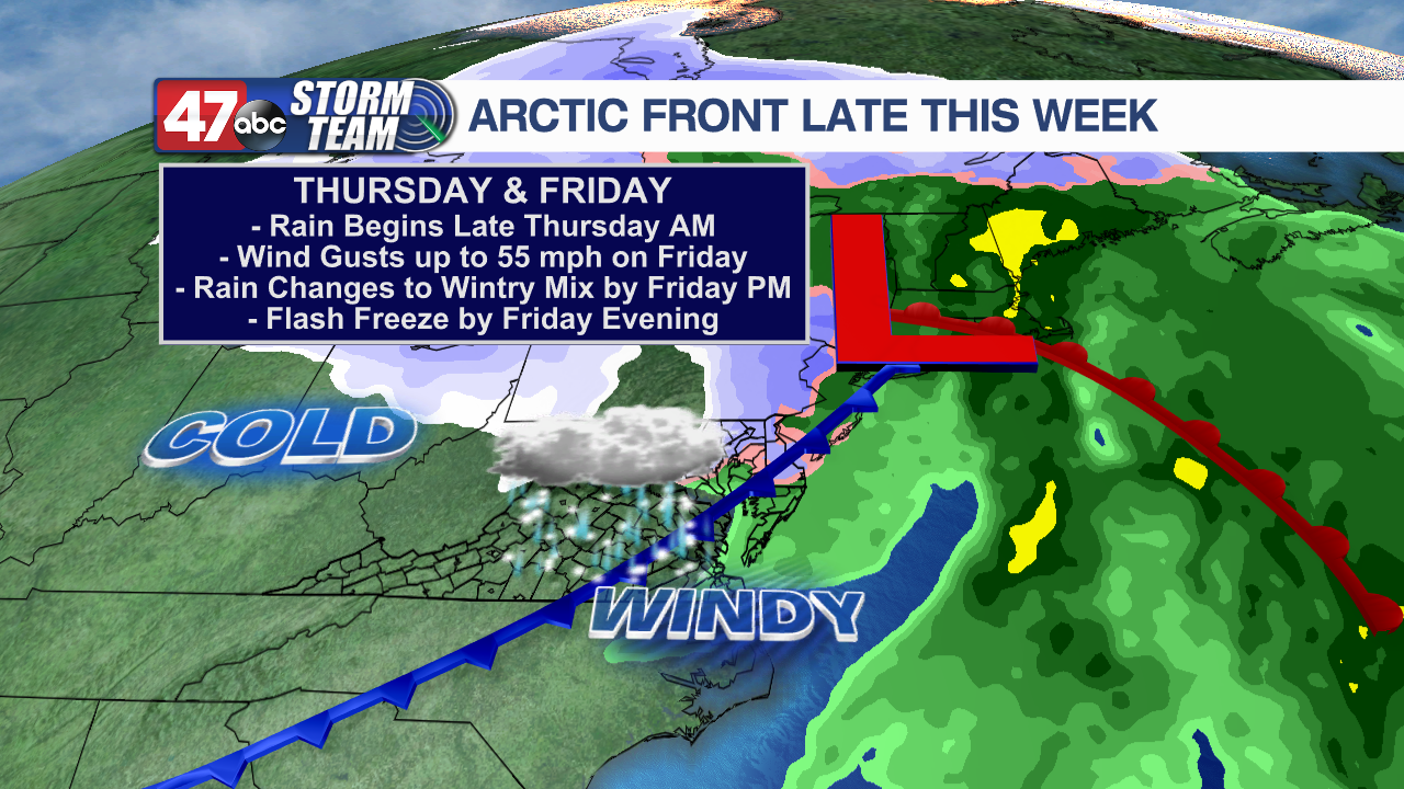 Late Week Arctic Front Brings Coldest Christmas on Delmarva in Over 20 ...