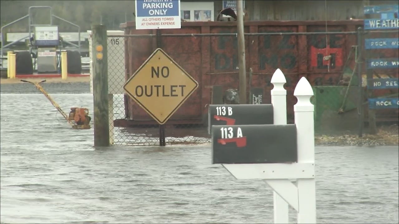 Coastal Flooding in Dewey Beach, Crisfield mixed with drop in ...