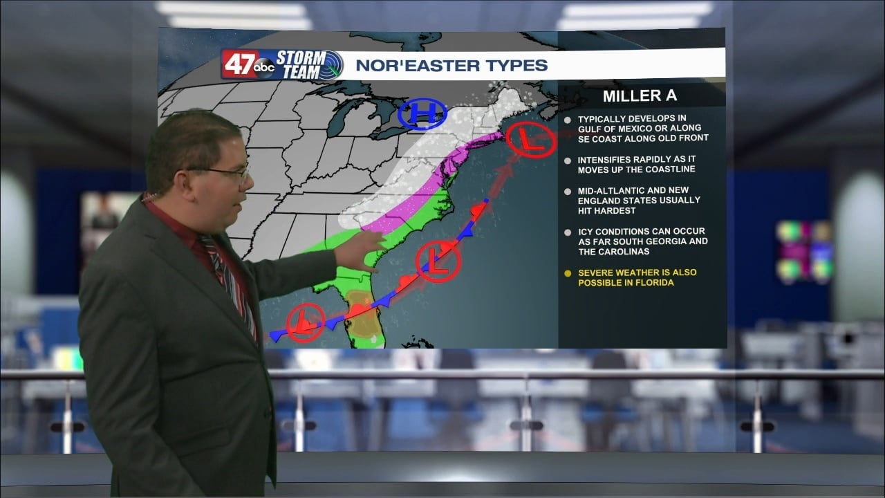 Weather Tidbits: Nor'easter Types - 47abc