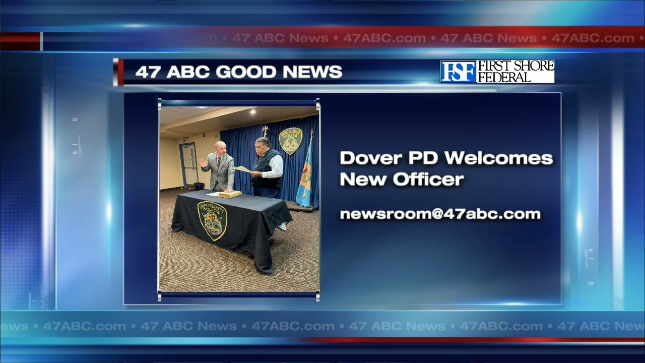 Dover PD welcomes new officer - 47abc