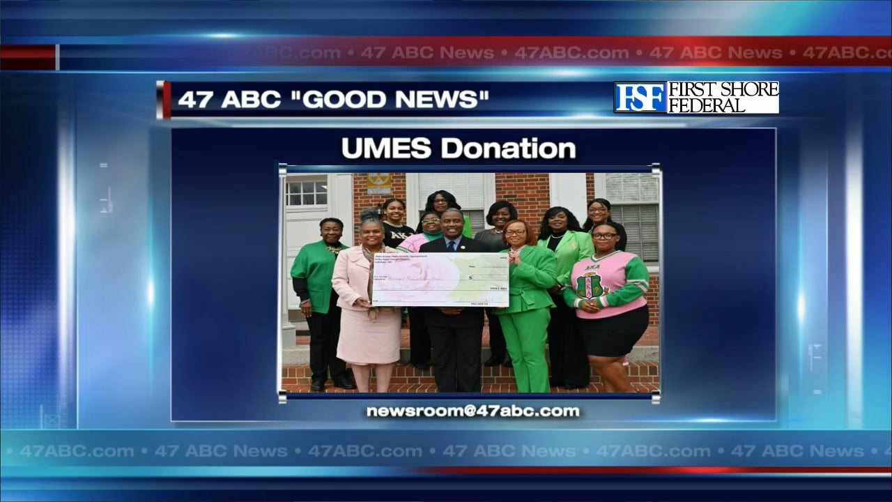 Alpha Kappa Alpha donates to UMES - 47abc