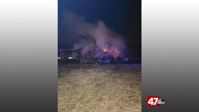 Fire destroys barn in Caroline Co. - 47abc