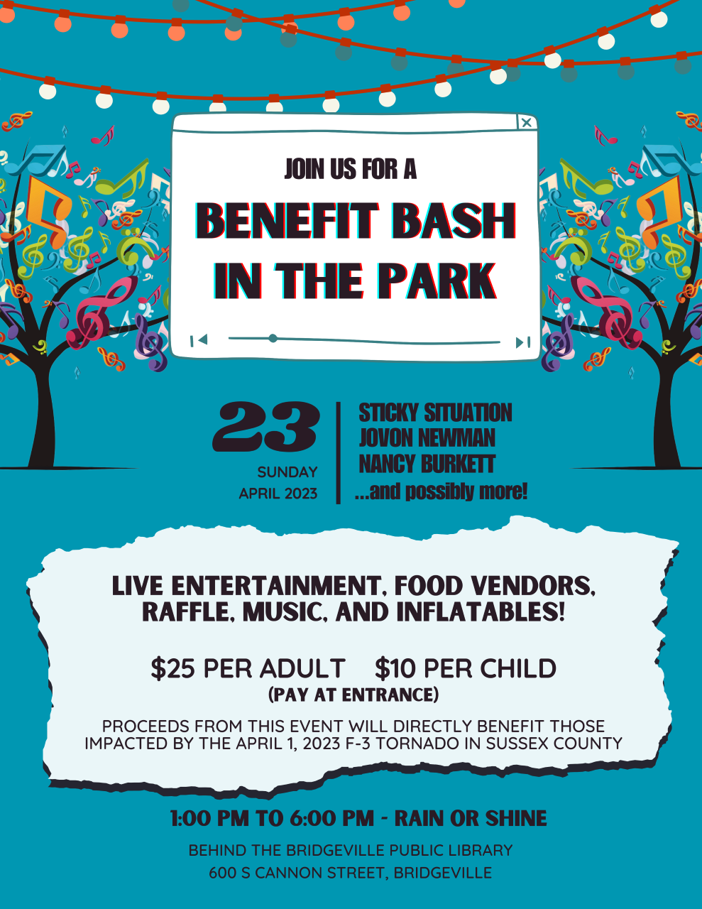 Benefit Bash in the Park set to raise money for tornado relief - 47abc