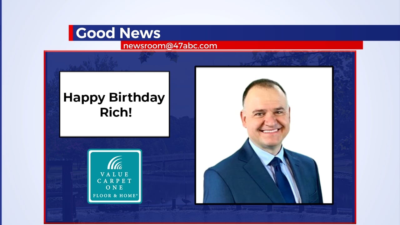 47 ABC Chief Meteorologist celebrates birthday - 47abc