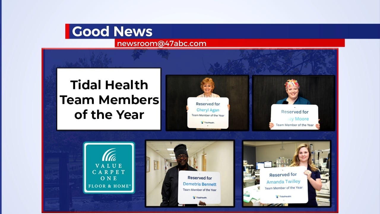 TidalHealth announces Team Members of the Year - 47abc