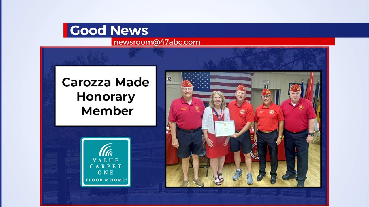 Senator Carozza awarded honorary membership - 47abc