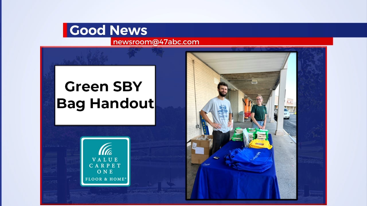 Green SBY Green Team hands out reusable grocery bags - 47abc