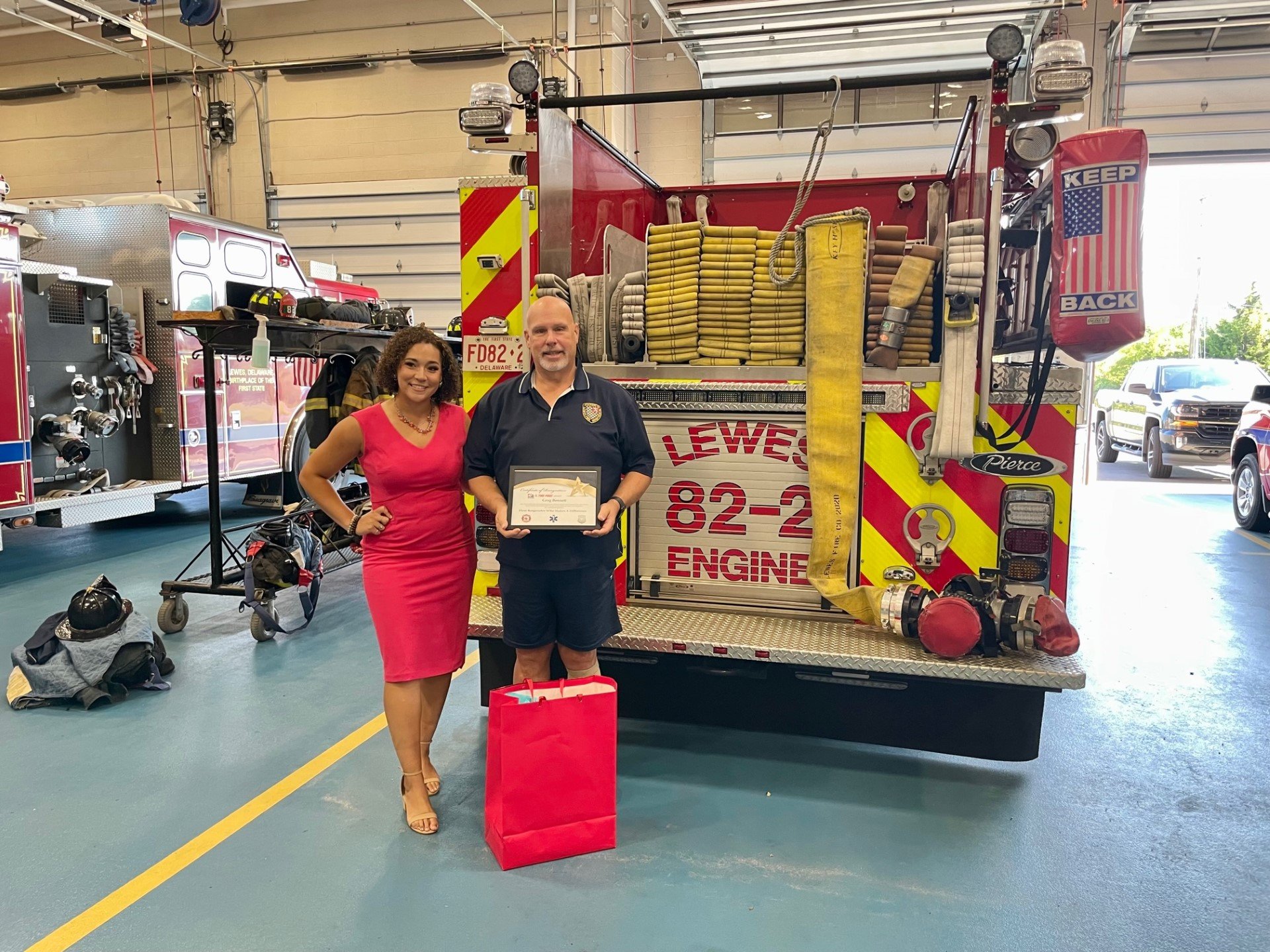 Safety Officer of the Lewes Fire Dept. honored as "First Responder Who ...
