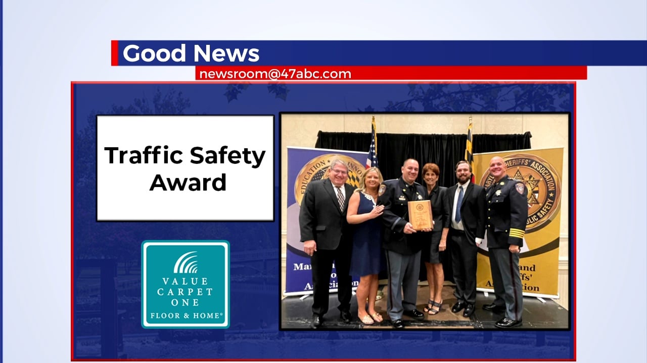 Worcester Co. Deputy receives Traffic Safety Award - 47abc
