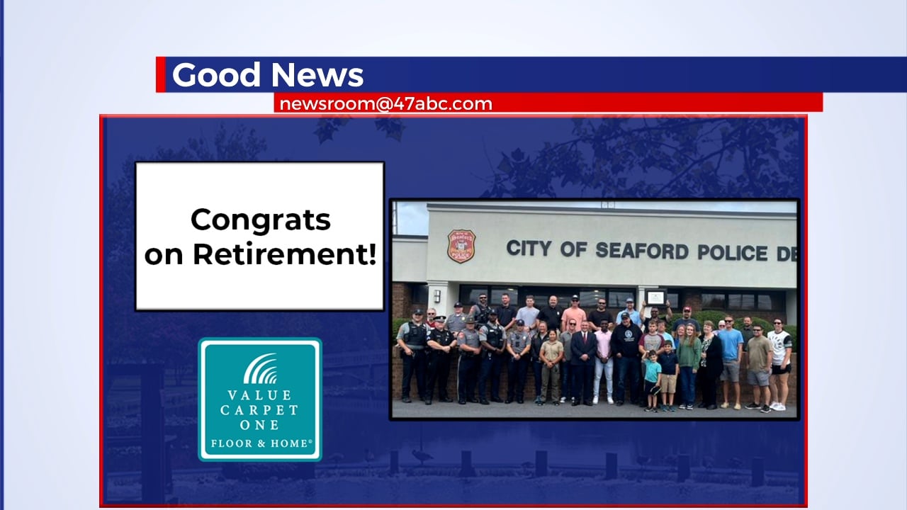 Seaford PD Lieutenant retires - 47abc