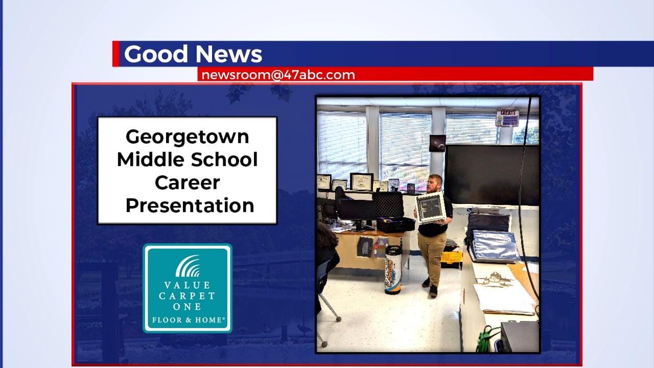 Local business gives career tips to Georgetown Middle students - 47abc