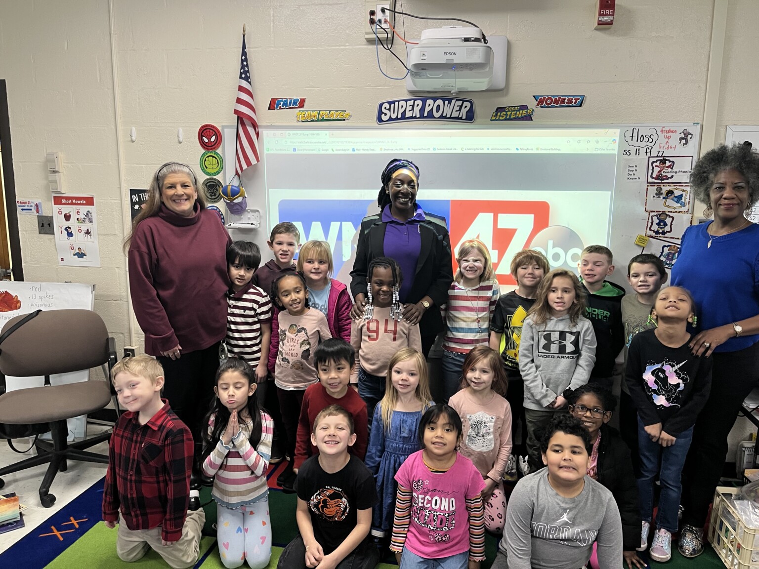 WMDT visited Westside Primary School to read books to children for Black History Month - 47abc