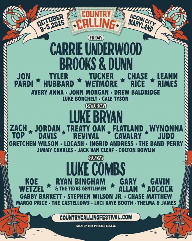 2025 Country Calling Festival lineup announced - 47abc