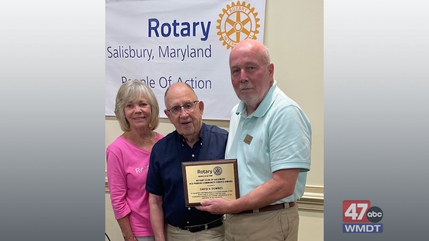 Rotary Club member honored with community service award - 47abc