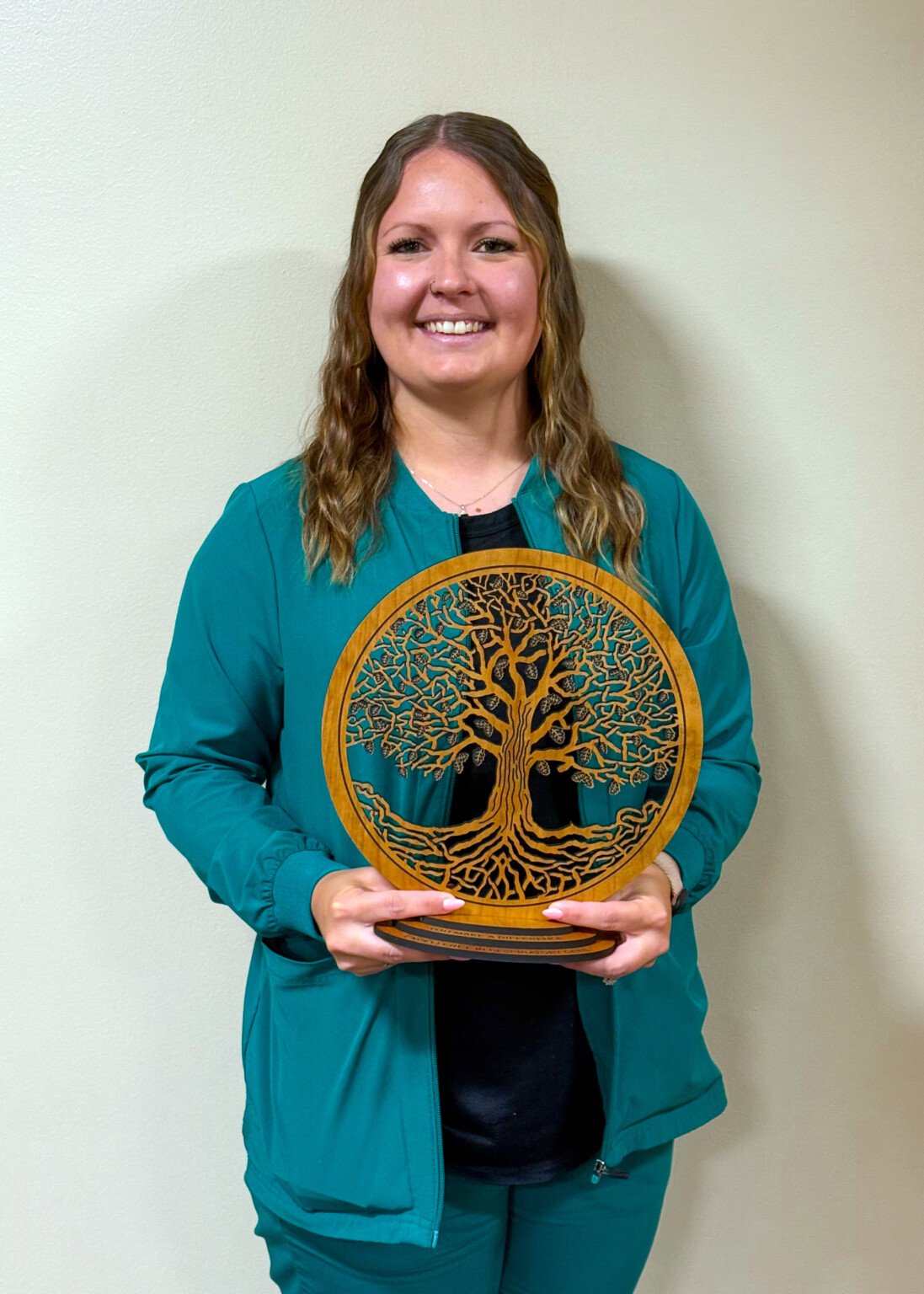 TidalHealth Awards Seaford Campus Respiratory Therapist 'Tree of Life ...