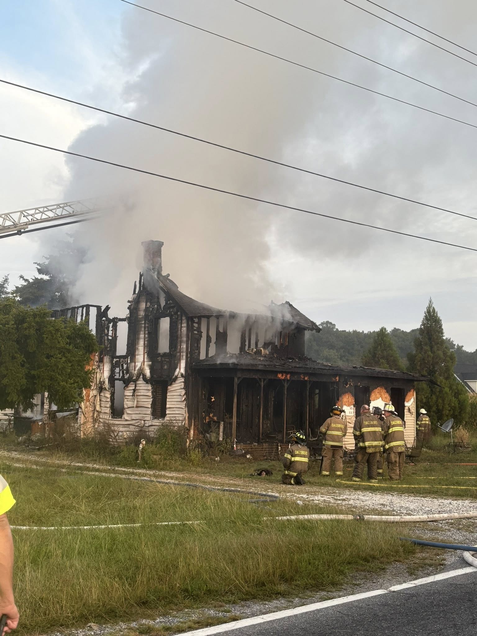 Two-story home catches fire in Georgetown - 47abc