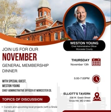 Snow Hill Chamber of Commerce hosts November Membership Dinner - 47abc