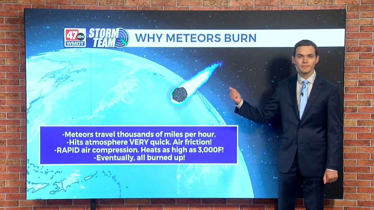 Weather Tidbits: Why Meteors Burn in Earth's Atmosphere - 47abc