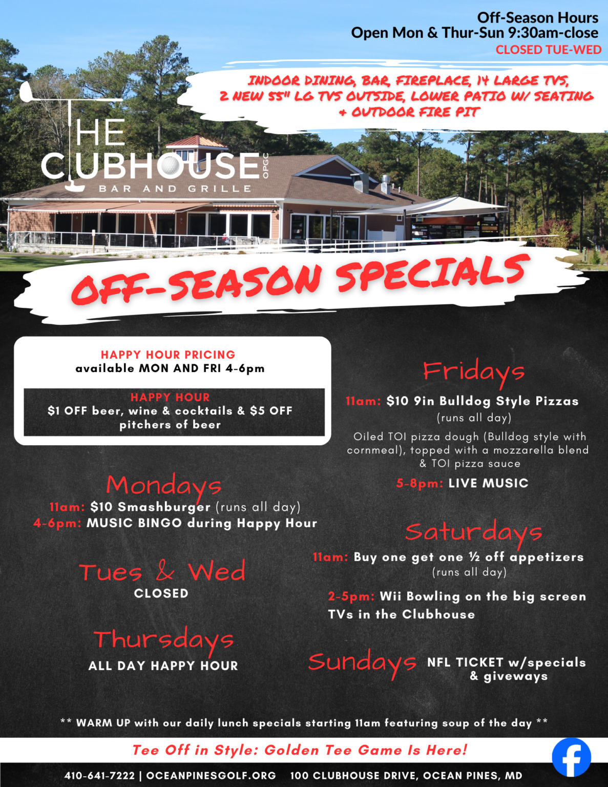 OP Clubhouse Bar & Grille features January deals, music and game-day ...