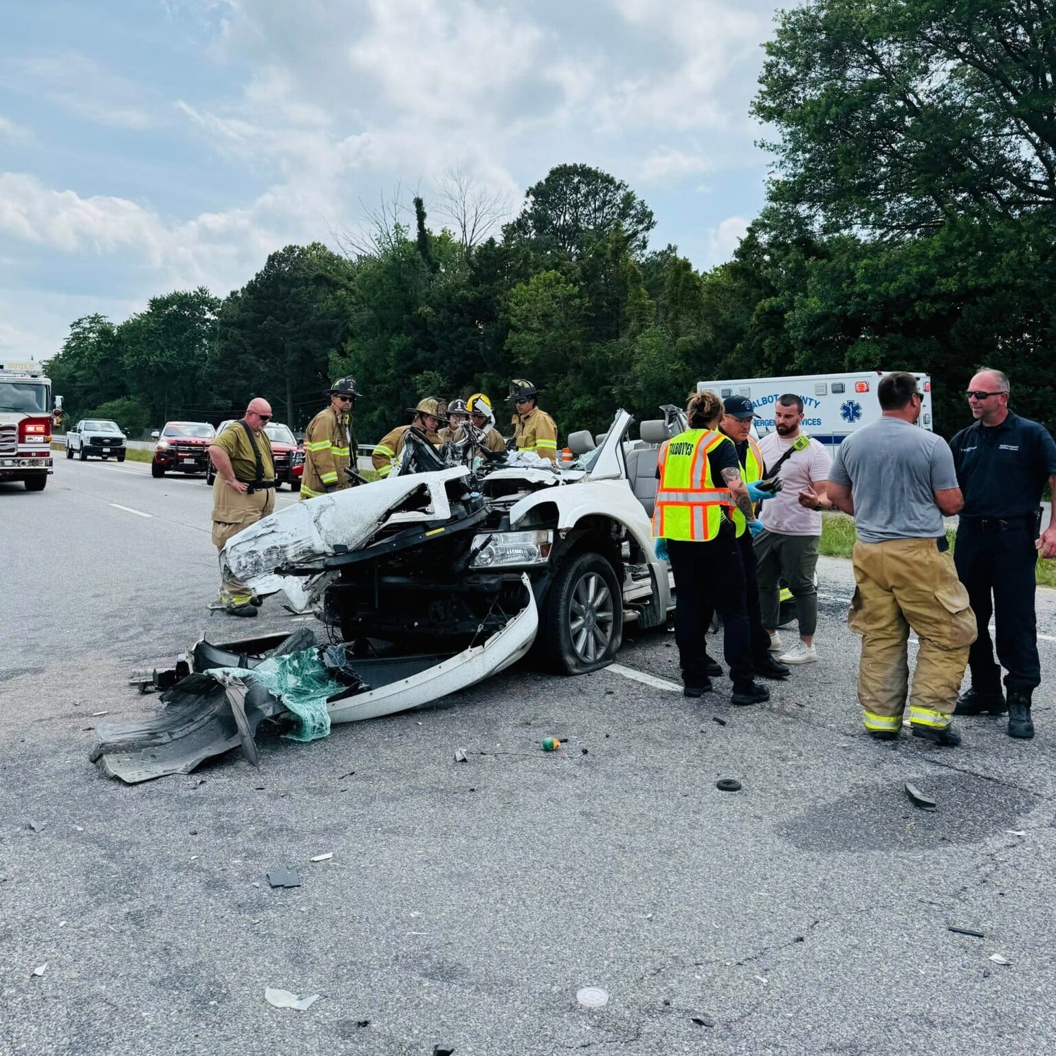SUV-Tractor Trailer Crash Closes Eastbound Route 50 - 47abc
