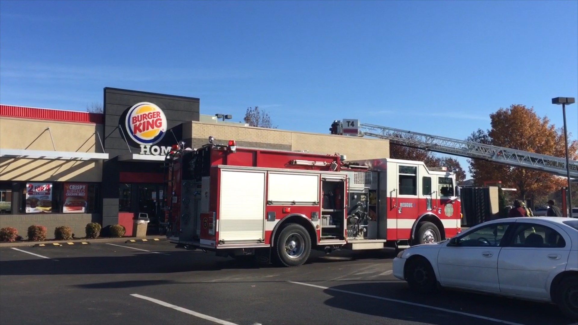 Burger King Catches Fire During Middle of Lunch Time