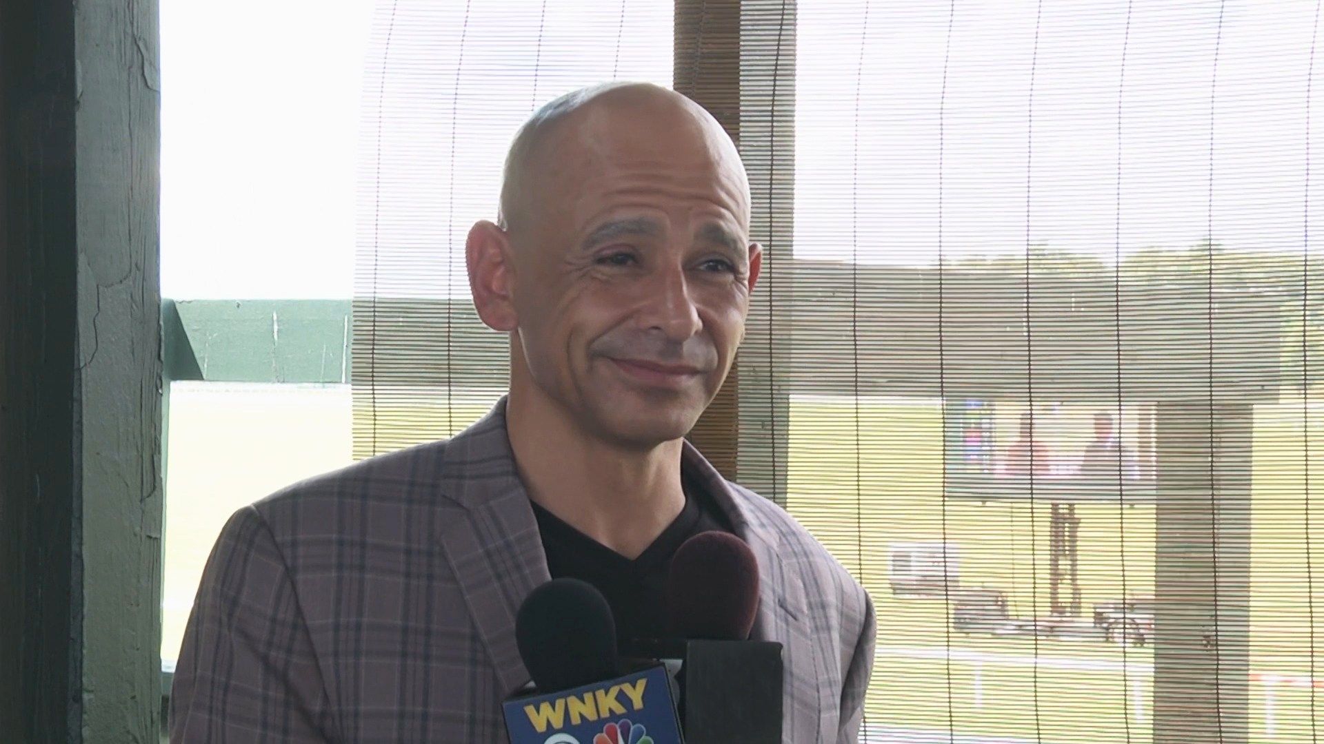 Hall of Fame jockey Mike Smith attends a day at the races at Ken
