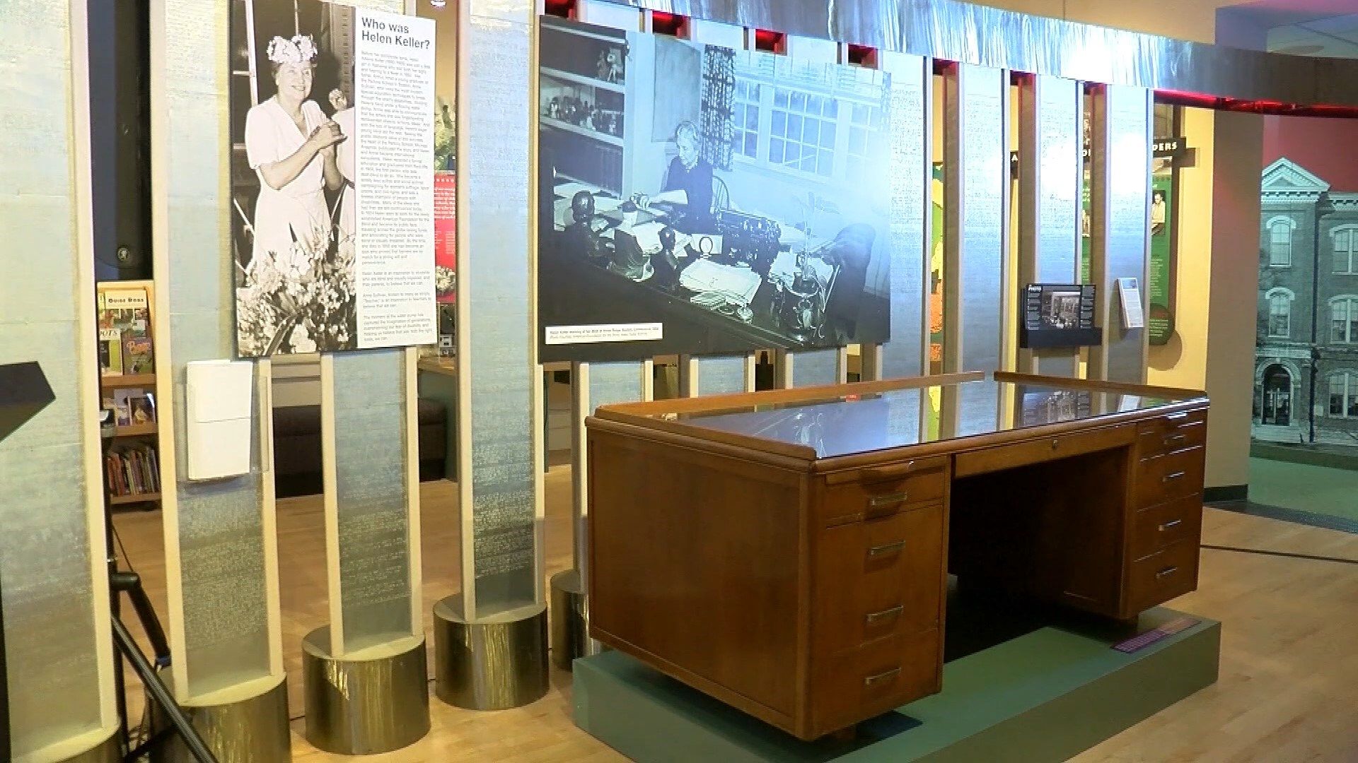 Helen Keller's desk on display in Louisville museum