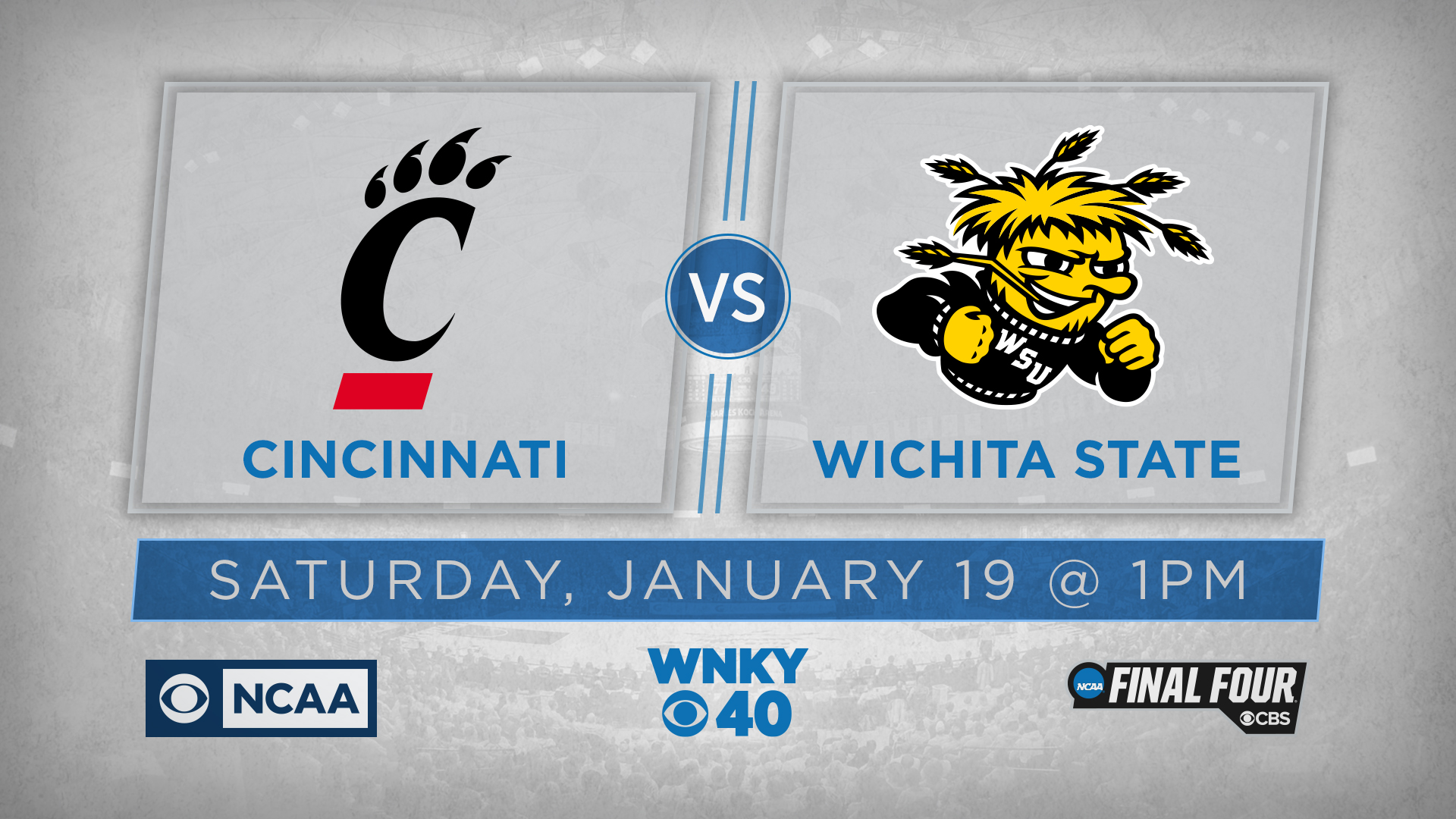 CBS Sports NCAA Basketball: Cincinnati @ Wichita State - WNKY News 40 ...