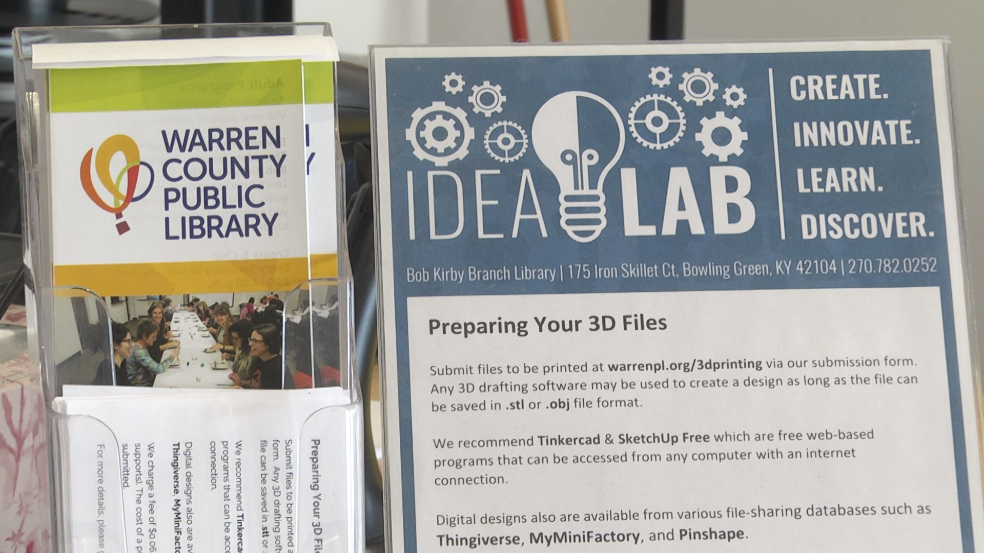 WCPL's Idea Lab at Bob Kirby Branch invites creativity and learning ...