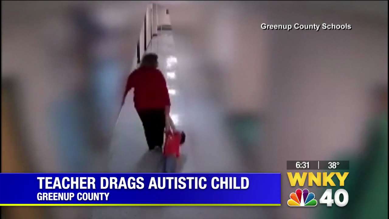 Police: Teacher seen dragging child is charged with assault - WNKY News ...