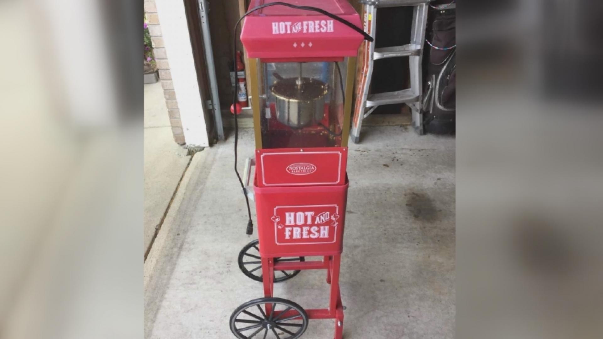 Buttery bandit: thief steals popcorn machine - WNKY News 40 Television