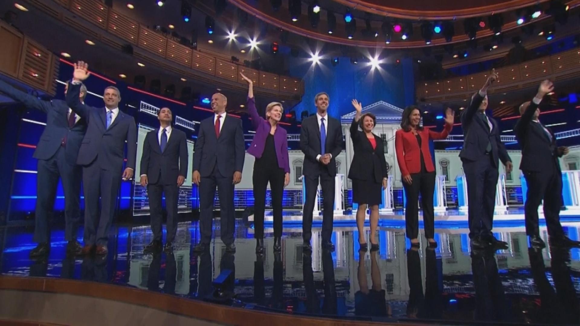 The 2020 democratic debate: night one - WNKY News 40 Television