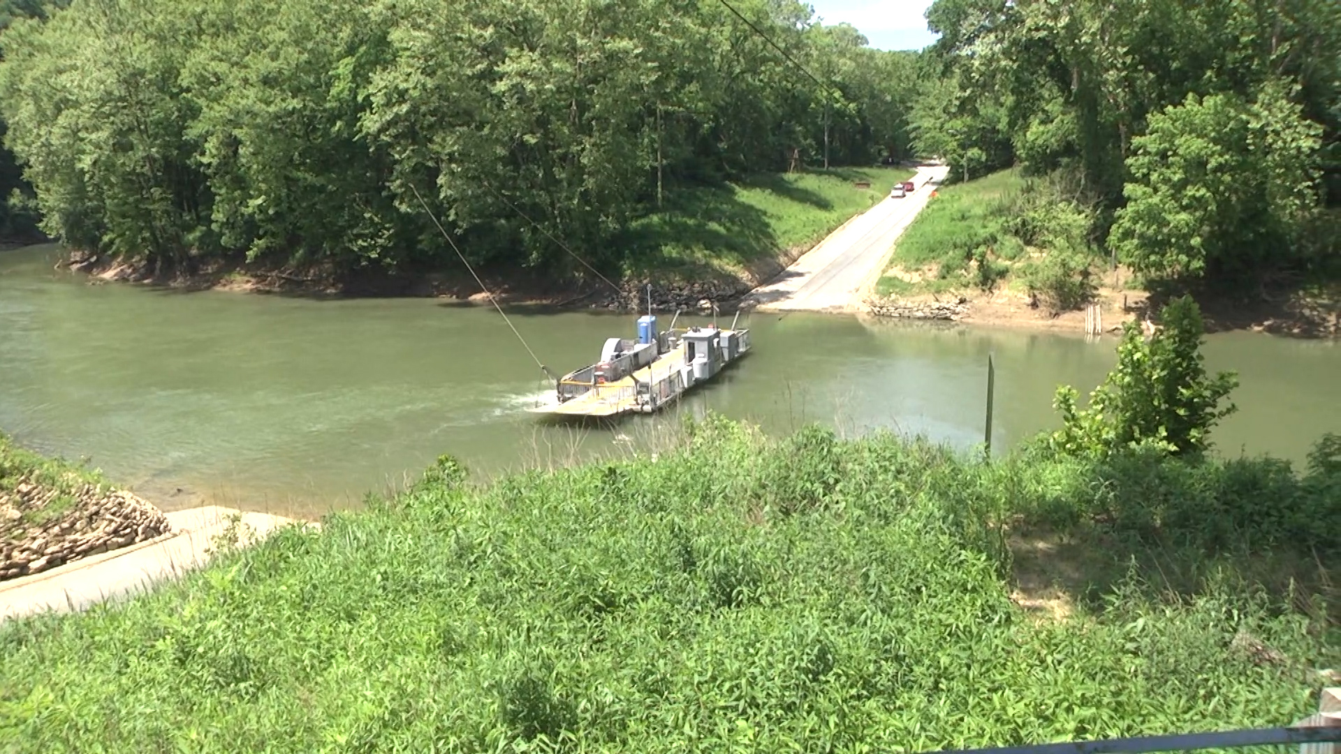 Green River Ferry Crossing construction delayed - WNKY News 40 Television