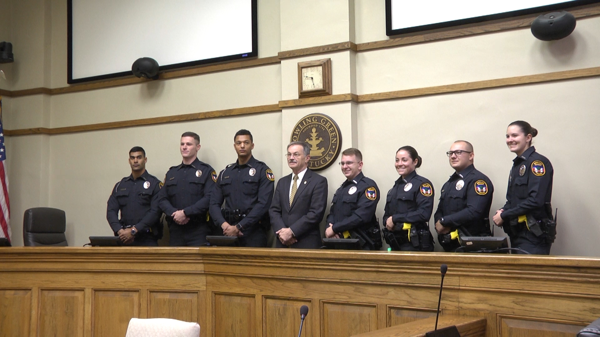 BGPD swears in new officers - WNKY News 40 Television