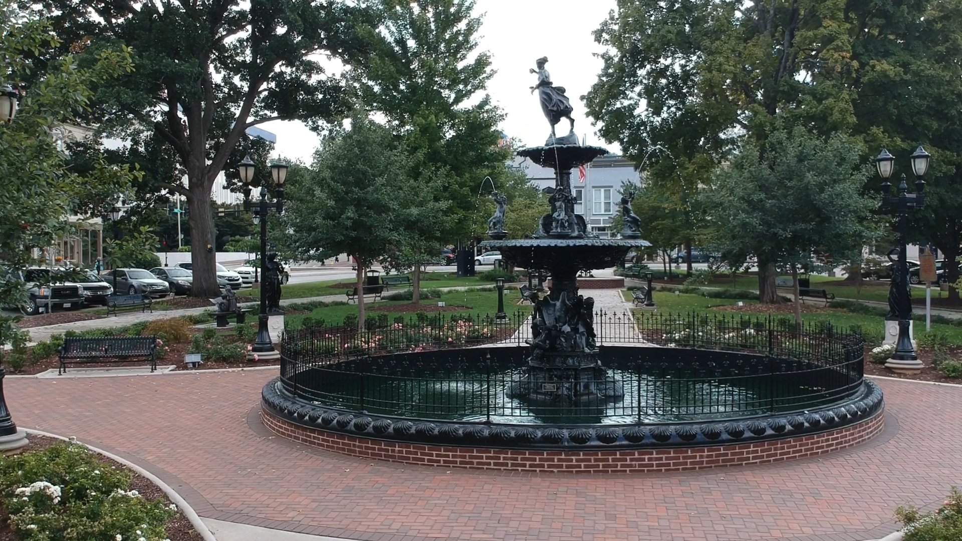 Ribbon cutting to recognize new and improved Fountain Square Park ...