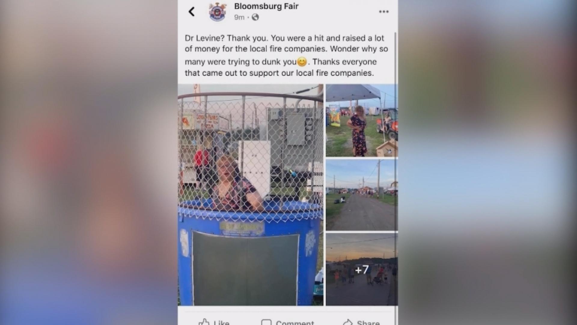 Pennsylvania Fair's Dunk Tank Triggers Firestorm Of Controversy - WNKY ...