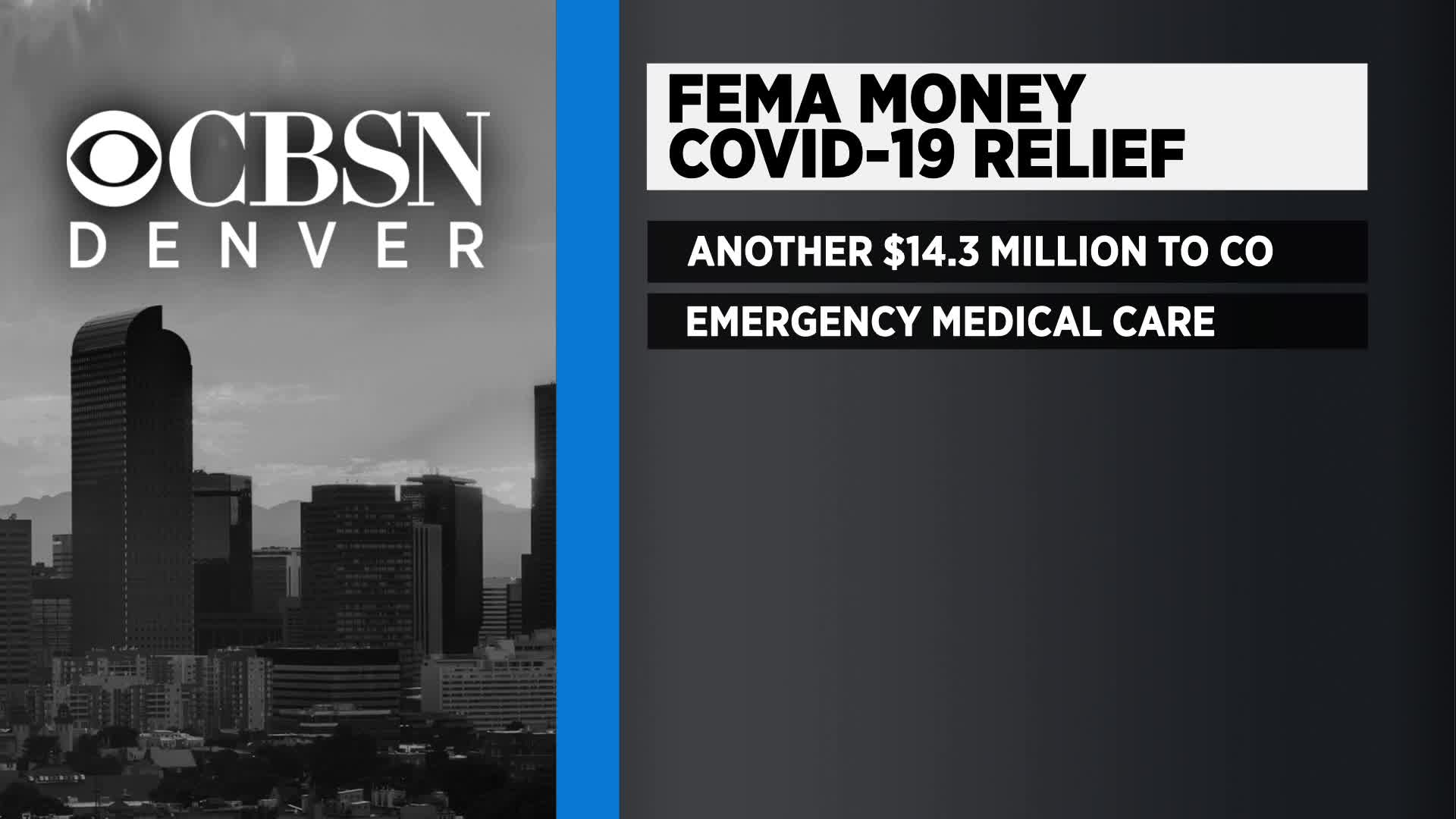 FEMA Has Added Another $14.3 Million In COVID Relief To Colorado - WNKY ...