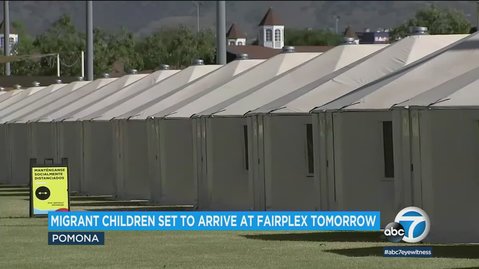 250 migrant children to arrive at Pomona Fairplex when 'emergency ...