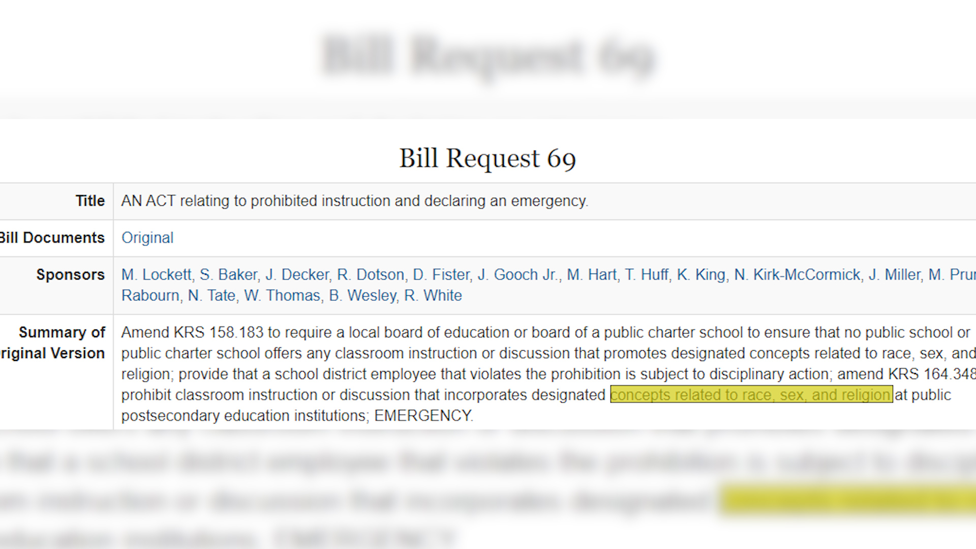Scholars talk critical race theory and proposed Bill 69 in Kentucky ...