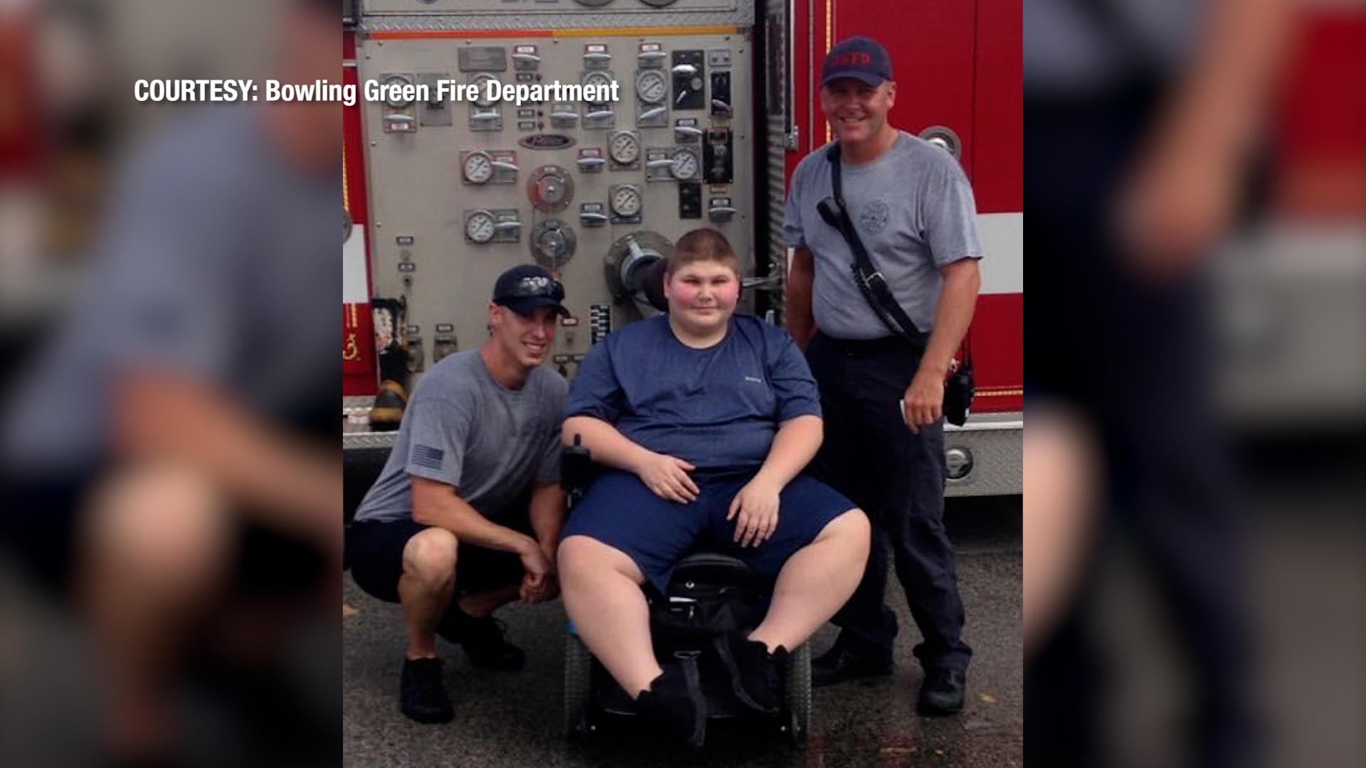 Boy inducted as honorary Bowling Green Firefighter - WNKY News 40 ...