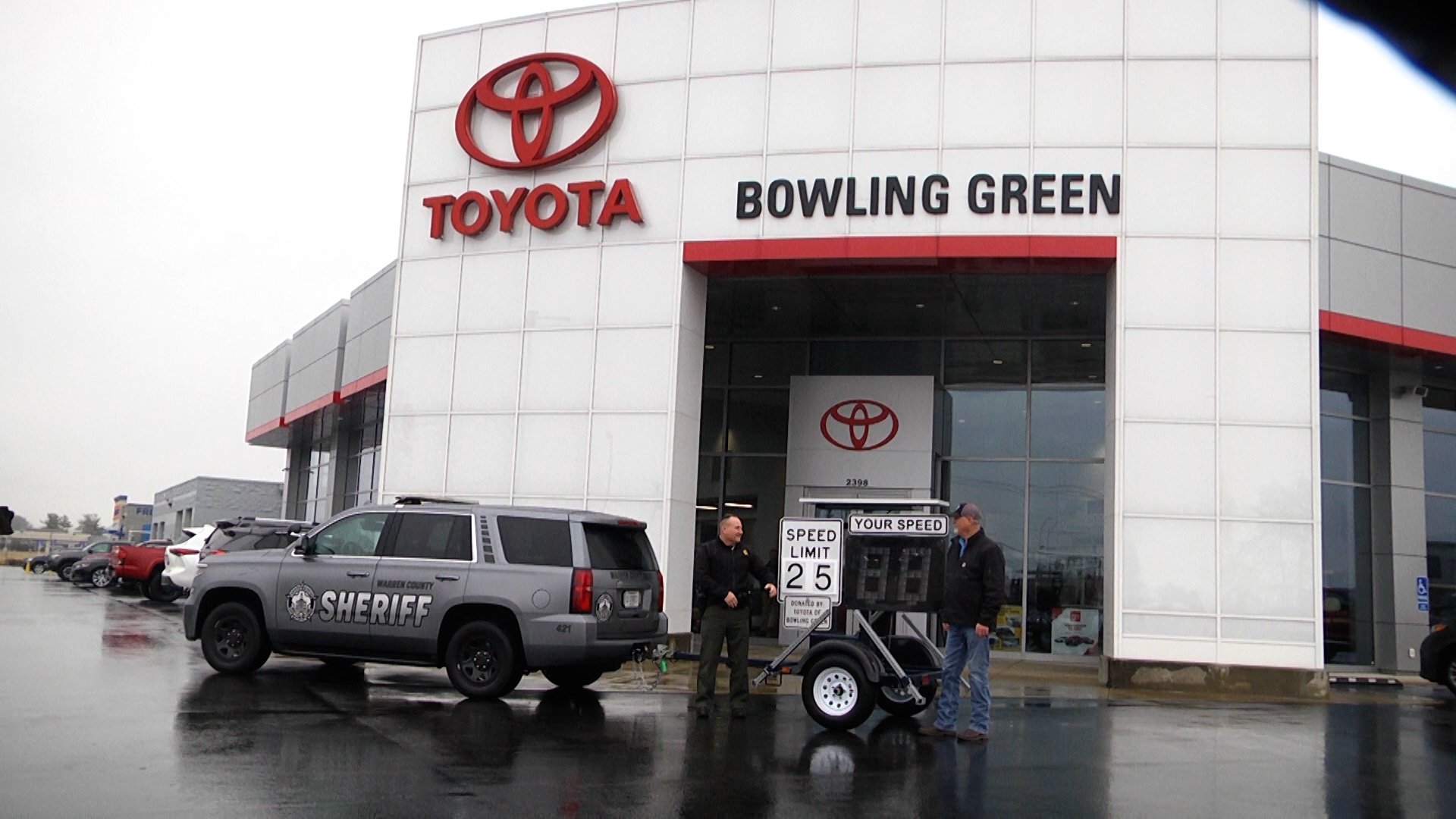 Warren County Sheriff's Office receives new speed trailer - WNKY News ...