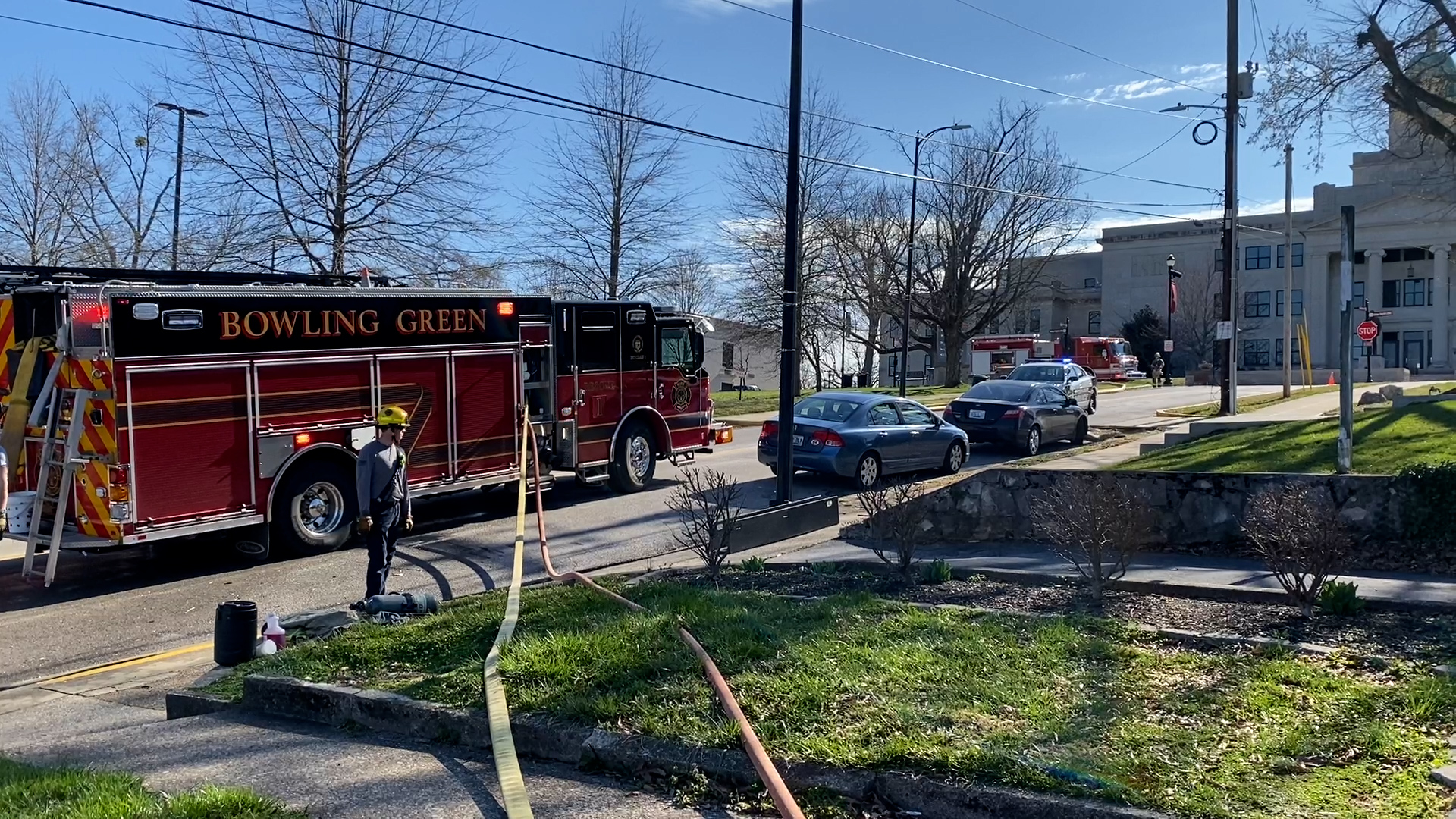 Church fire closes street near WKU's Cherry Hall - WNKY News 40 Television