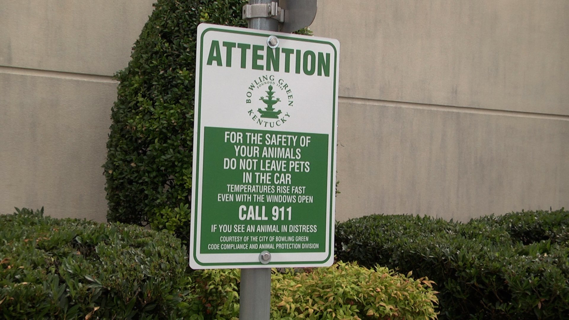 Don't leave your pets in the car! New signs raise awareness - WNKY News ...