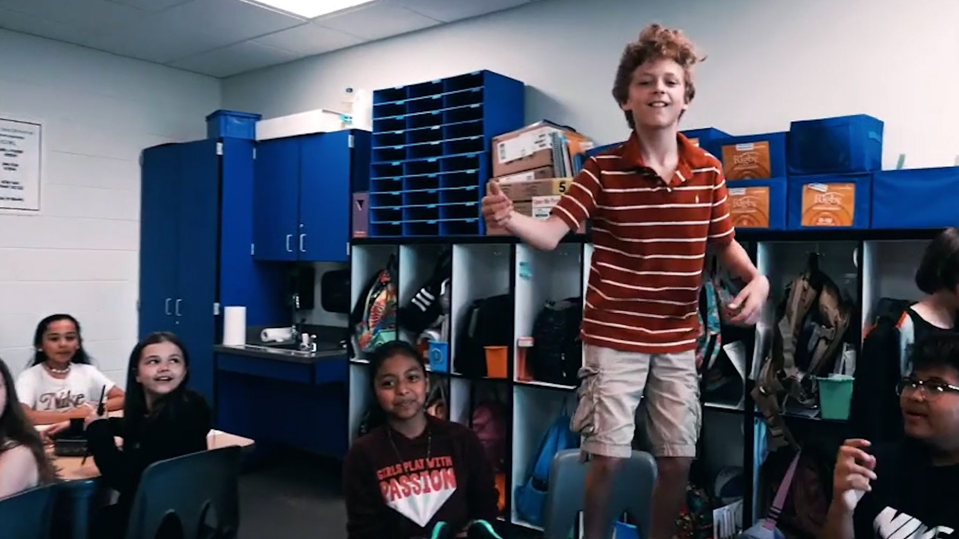 Lights, camera, ACTION! Elementary school students produce music video ...
