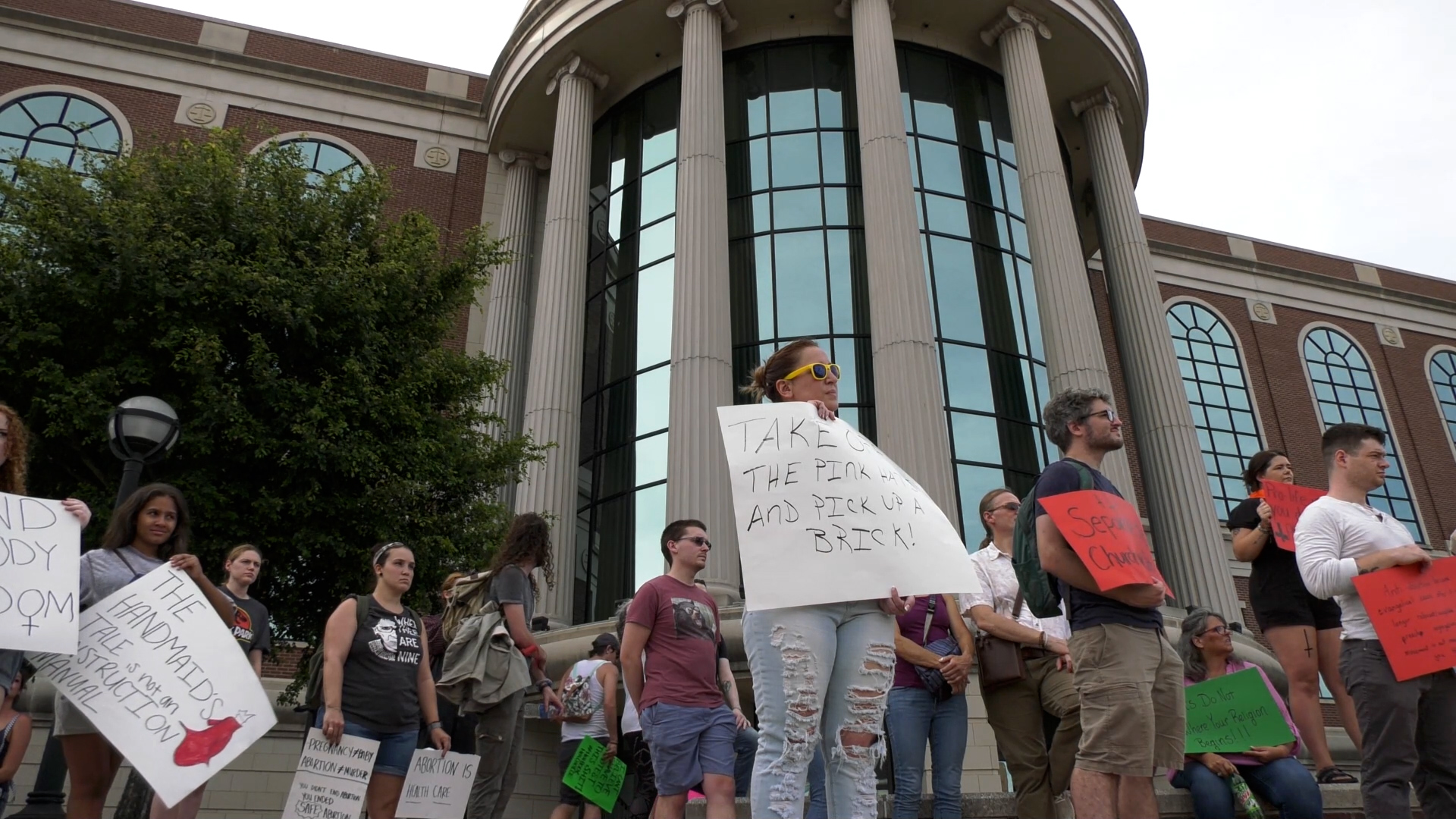 Around 200 show for women's rights protests at Circus Square Park ...