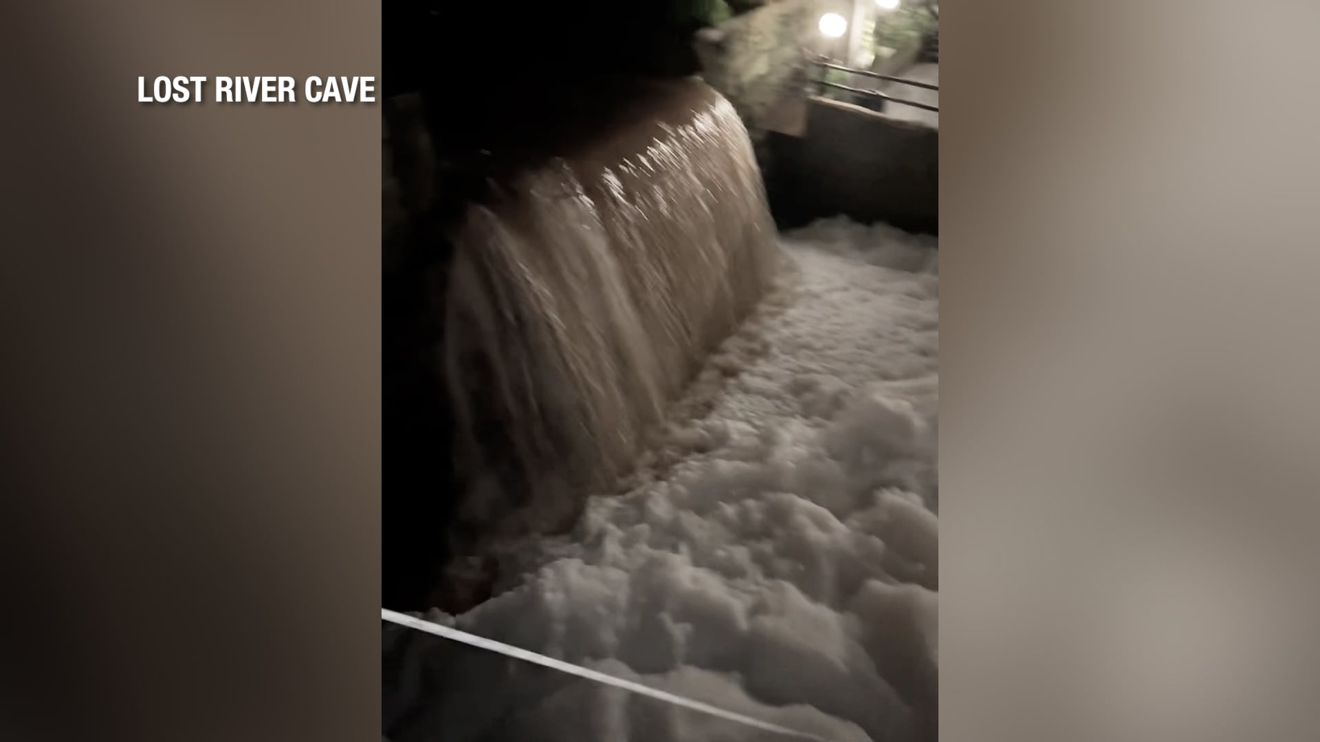 Thunderstorms multiply Lost River Cave suds anomaly, closing down tours ...