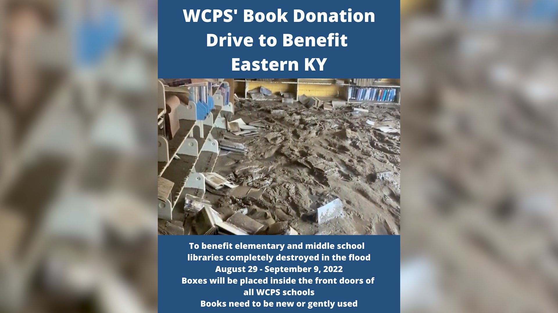 Over 25,000 school library books destroyed in Letcher flood; You can ...